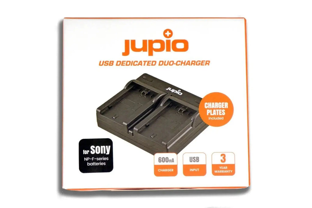 Jupio Sony L-Series Dual Battery USB Charger JDC1001 – Videoguys Australia