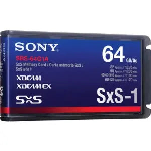 Sony SxS-1 G1C 64GB Memory Card Twin Packs - Videoguys Australia