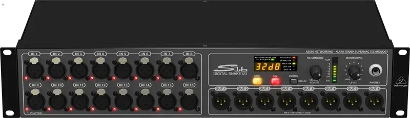 Behringer S16 Digital Snake suits Behringer X32 Mixer BES16 – Videoguys ...