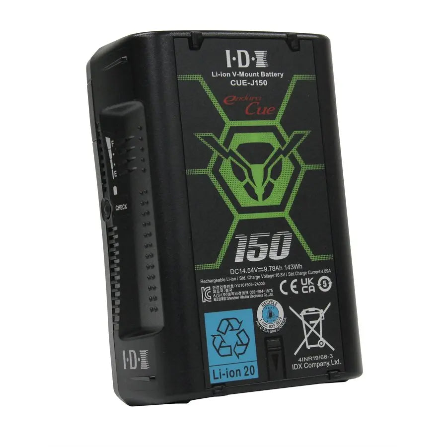 IDX CUE-J150 143Wh Li-ion V-Mount Battery with 1x D-Tap - Videoguys ...