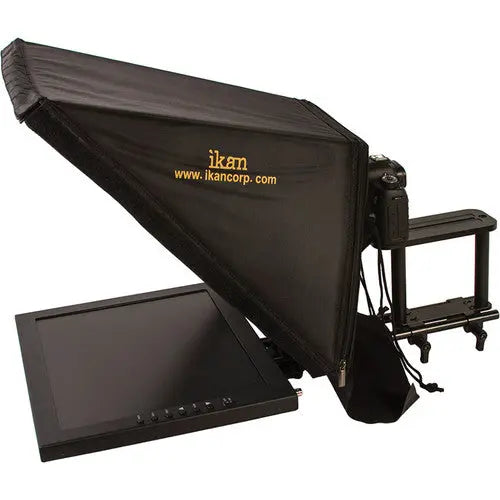 ikan PT3700 17" Rod Mounted Teleprompter for Location and – Videoguys ...