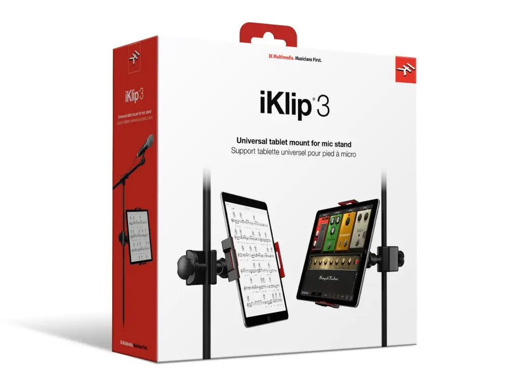 IK Multimedia iKlip 3 Universal Mic Stand Support for Tablets ...