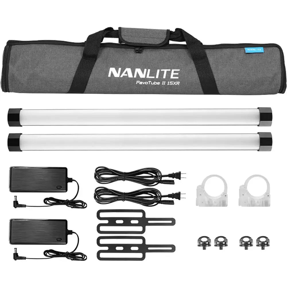 Nanlite PavoTube II 15XR RGB LED Pixel Tube Light (60cm, 2Light Kit ...