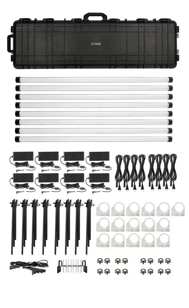 Nanlite PavoTube II 30XR RGB LED Pixel Tube Light (120cm, 8Light Kit ...